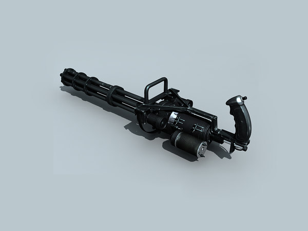3d m134 gatling minigun