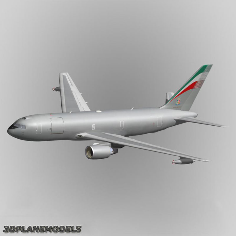 kc 767 tanker transport aircraft 3d model