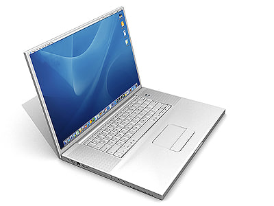 3d model realistic apple macbook 2015