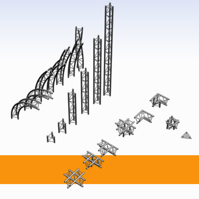 Theater Stage Lighting Truss Diagram