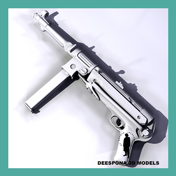 mp38 mp40 mp 36 3d model