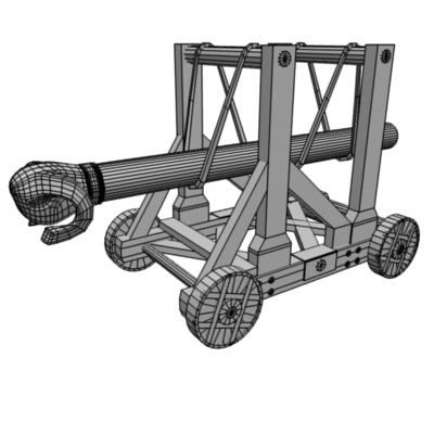 3d model battering ram