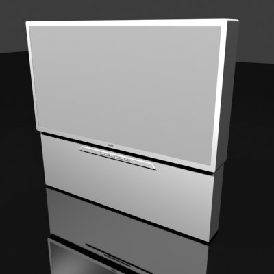 3ds max 51 inch sony television screen