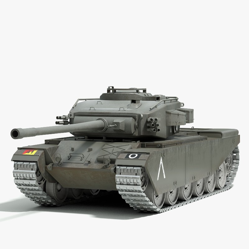 3dsmax british centurion tank ww2