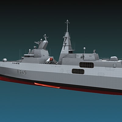 meko a 200san class south african 3d model