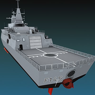 meko a 200san class south african 3d model