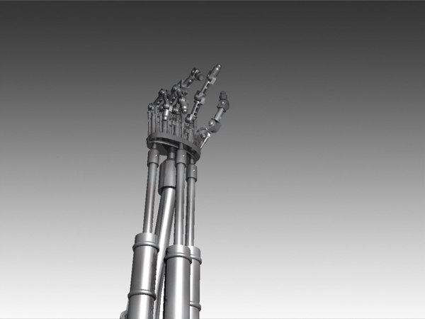 3d obj terminator arm