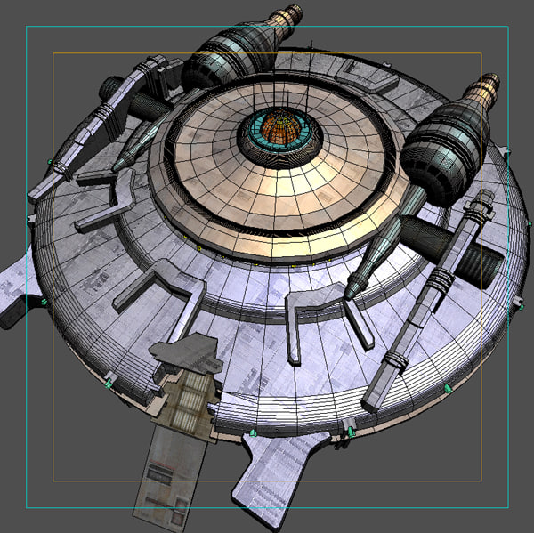 3d ufo model