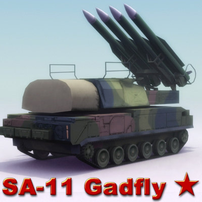 3d sa-11 gadfly launcher