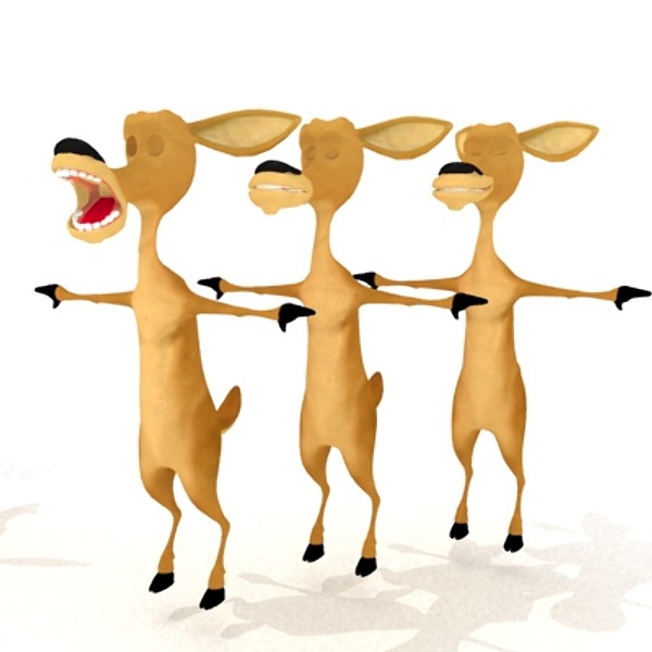 3d model elliot deer