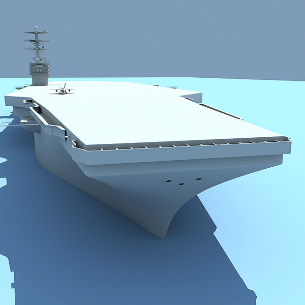 3d model uss nimitz
