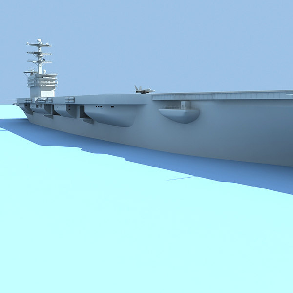 3d model uss nimitz