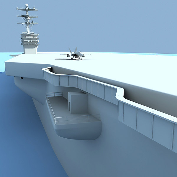 3d model uss nimitz