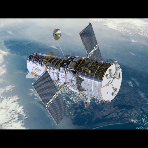 hubble space telescope 3d model
