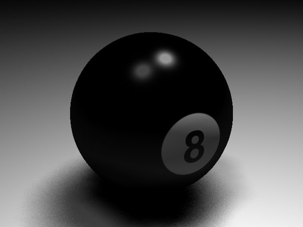 3d model billiard ball