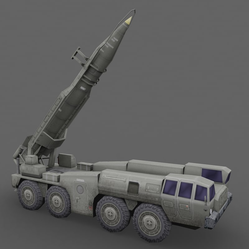 3d scud launcher model