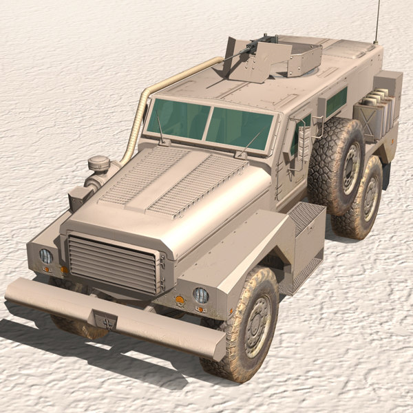 cougar desert humvee 3d model