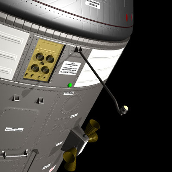apollo command service module 3d model