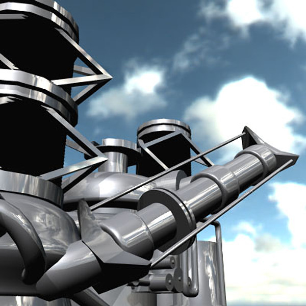 j 2 engine 3d model