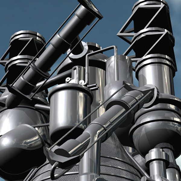 j 2 engine 3d model