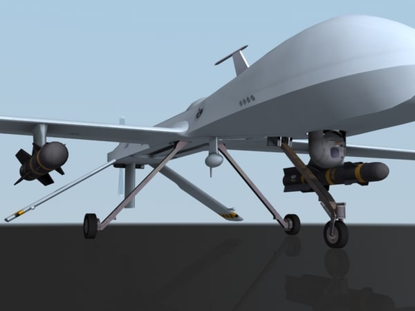 max unmanned predator drone military