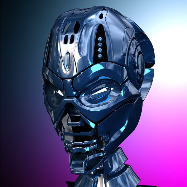 3d terminator tx woman body model