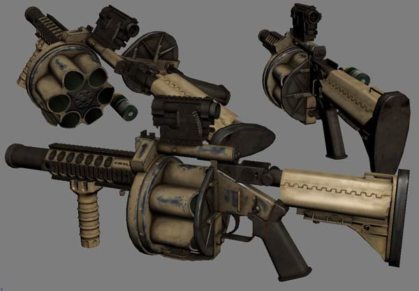 3d mgl 140 multiple grenade launcher