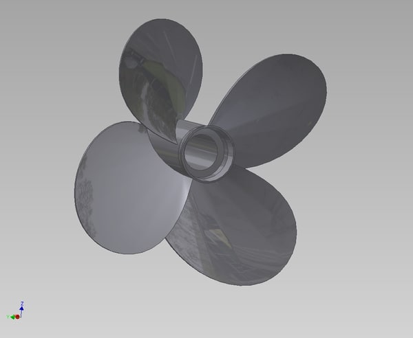 propeller inventor 3d model