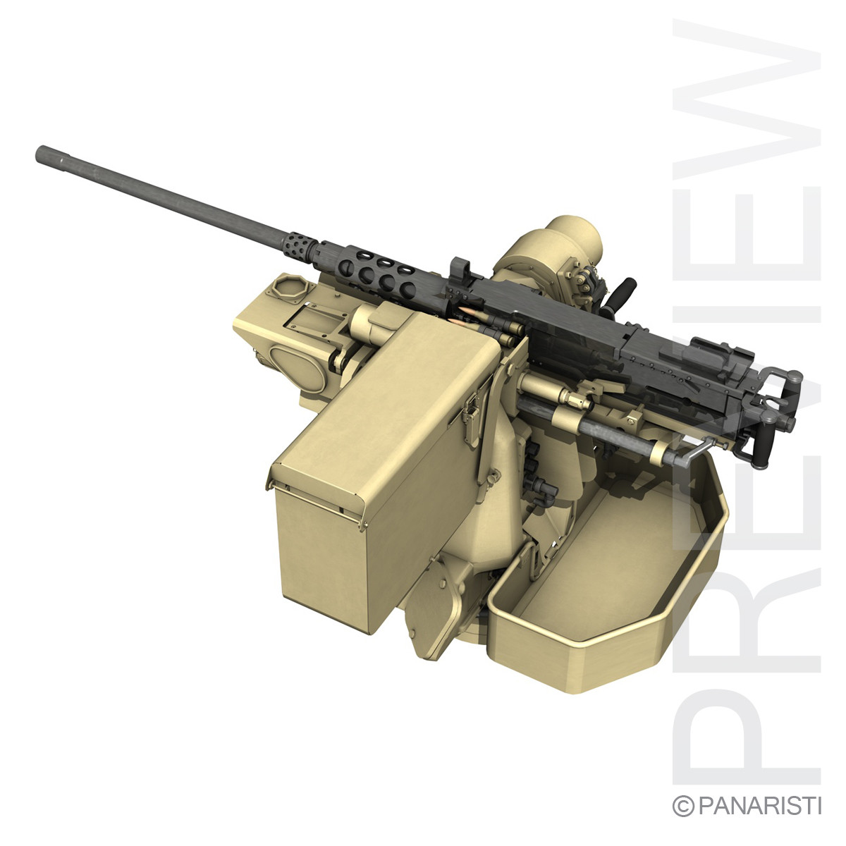 3d model kongsberg protector m151 rws