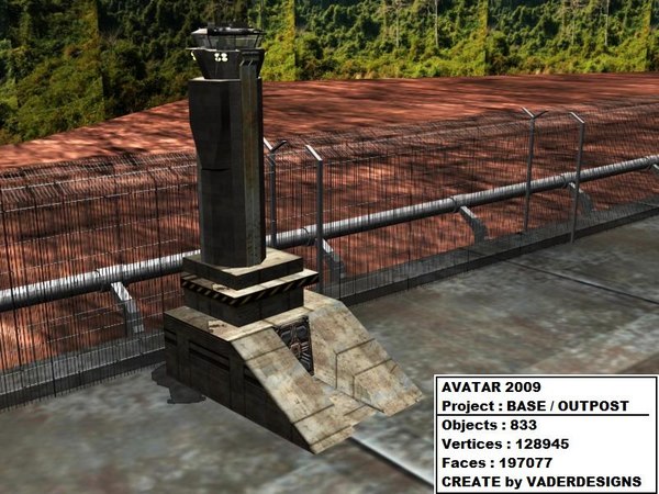 avatar base outpost 3d model