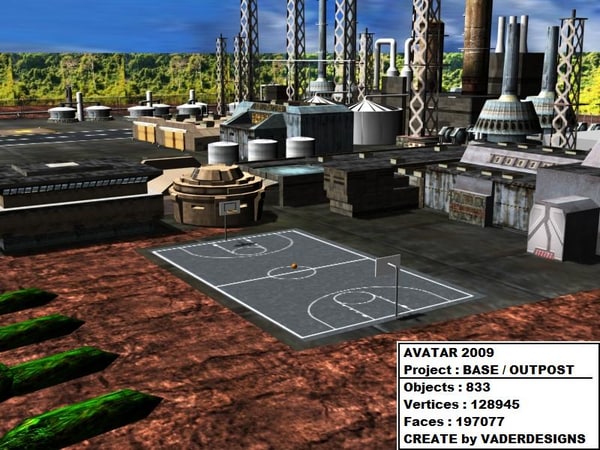 avatar base outpost 3d model