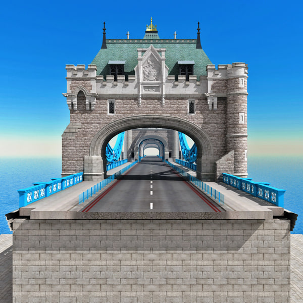 london tower bridge 3d model - London Tower Bridge... by 3d_molier