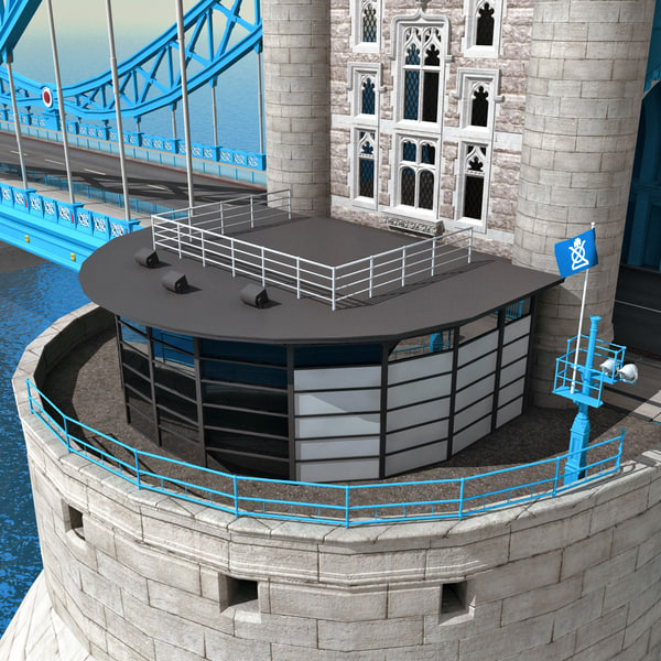 london tower bridge 3d model - London Tower Bridge... by 3d_molier