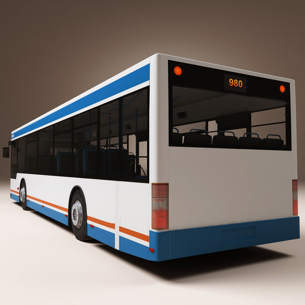 realistic bus man ng313 3d model