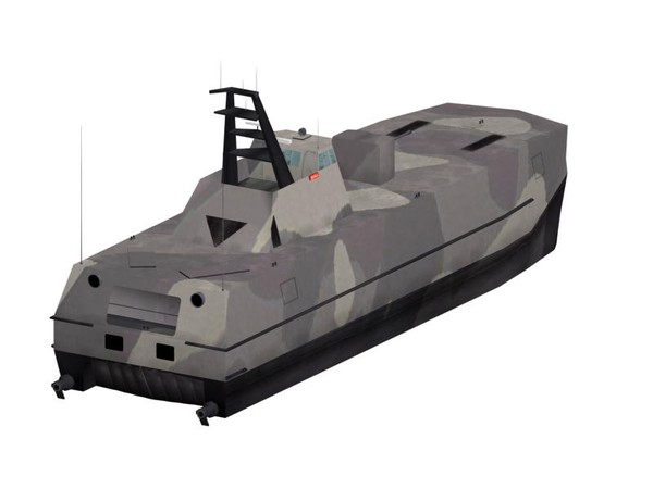 skjold class patrol boat 3d model