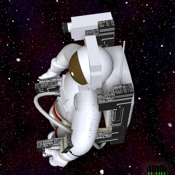 free astronaut 3d model