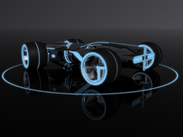 light runner tron legacy 3d obj