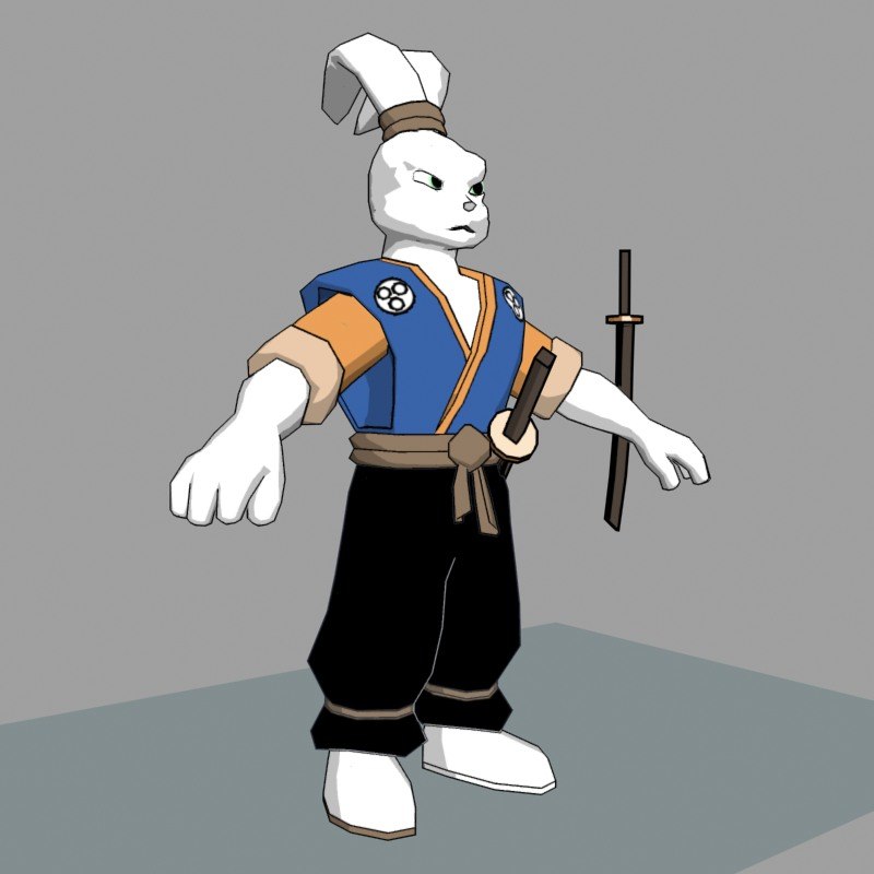 free 3ds mode samurai rabbit
