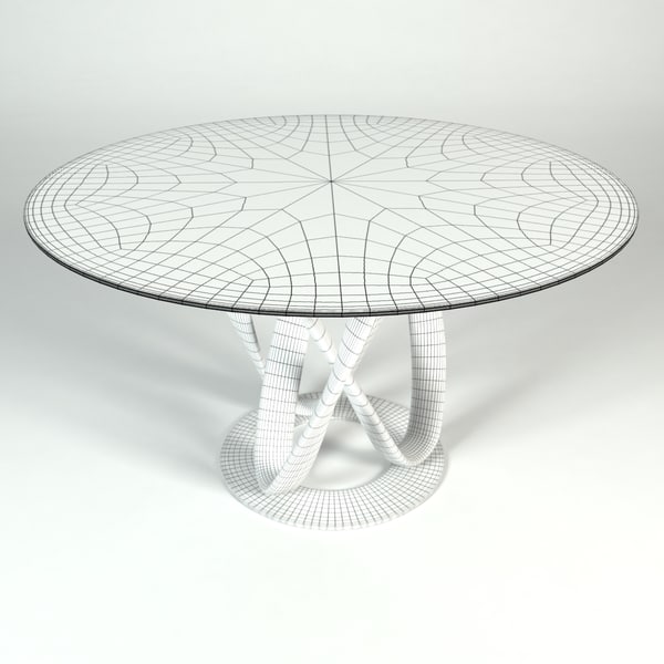 3d model porada infinity table