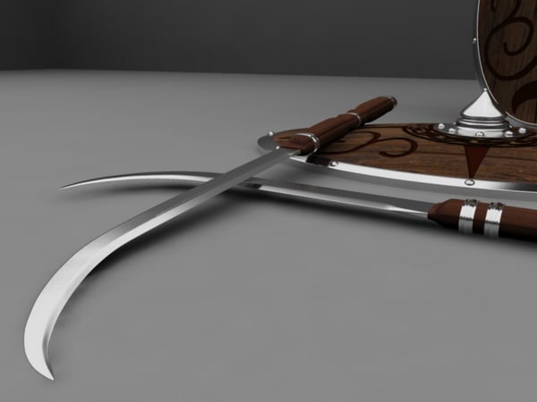 3d falx shield model