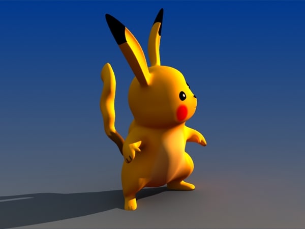 3dsmax pikachu pokemon