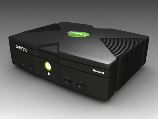 original xbox video 3d model
