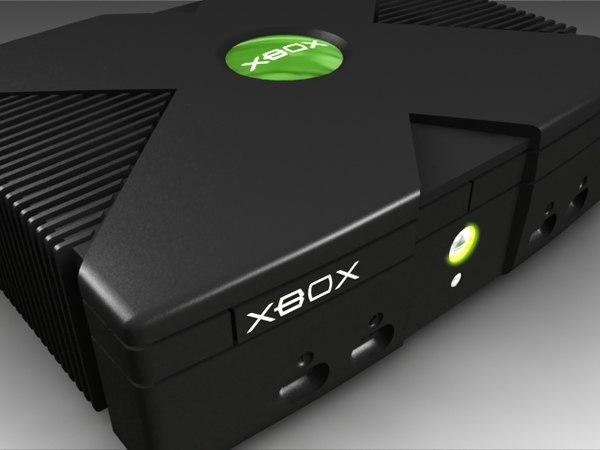 original xbox video 3d model