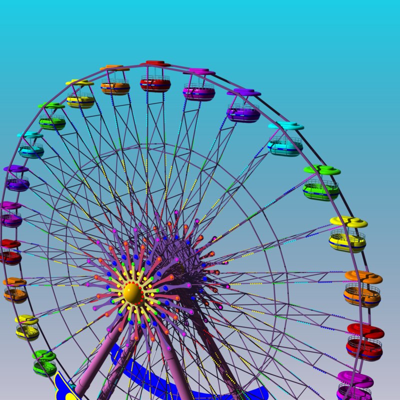 3d skywheel