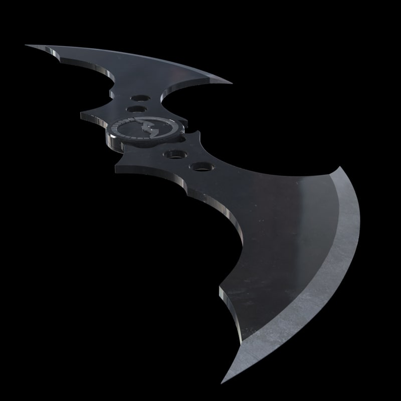 3d model batarang arkham asylum