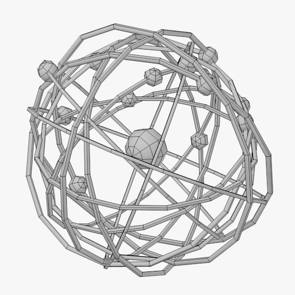 3d model of atom