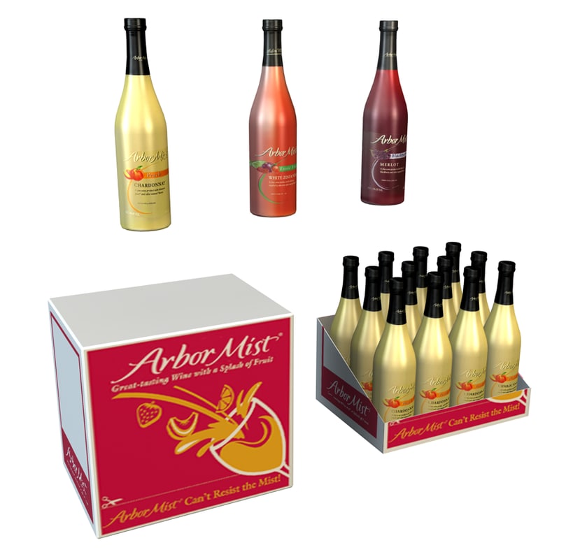 wine arbor mist 3d 3ds