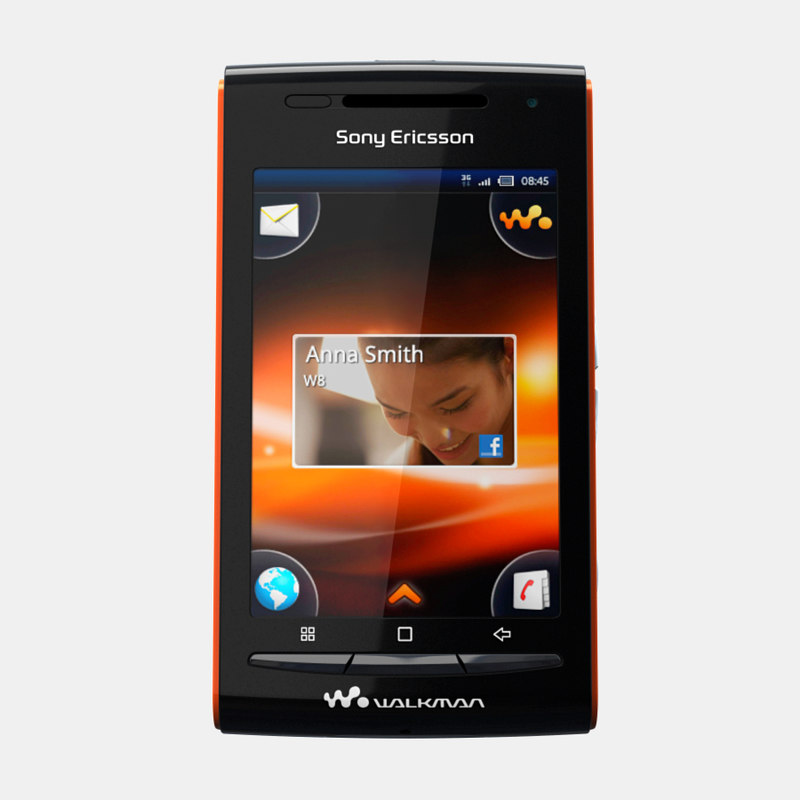 3d max sony ericsson w8