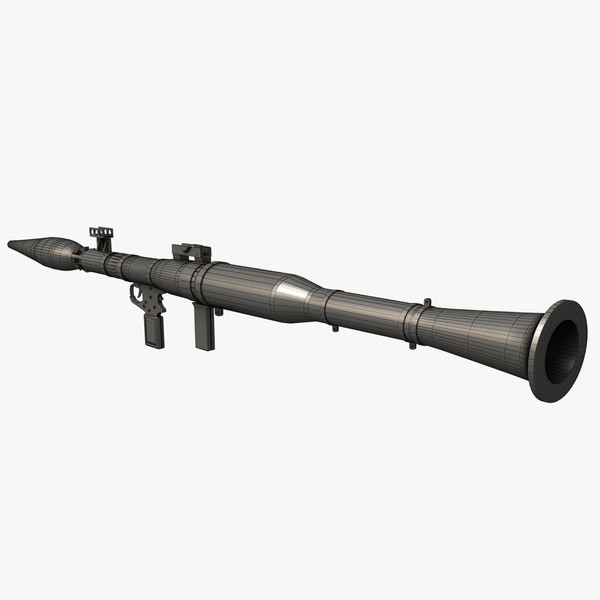 3d model rpg 7 rocket propelled grenade