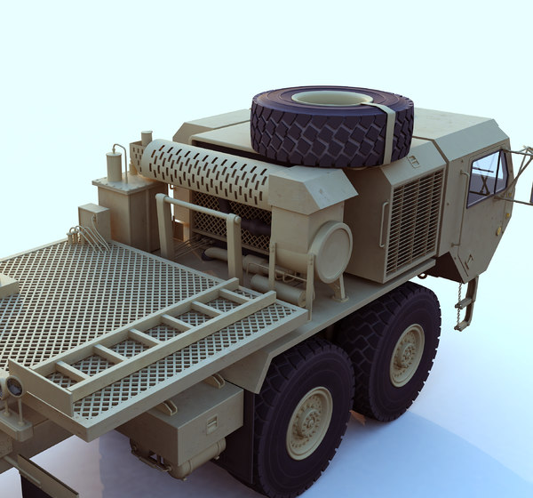 hemtt army trucks 3d model